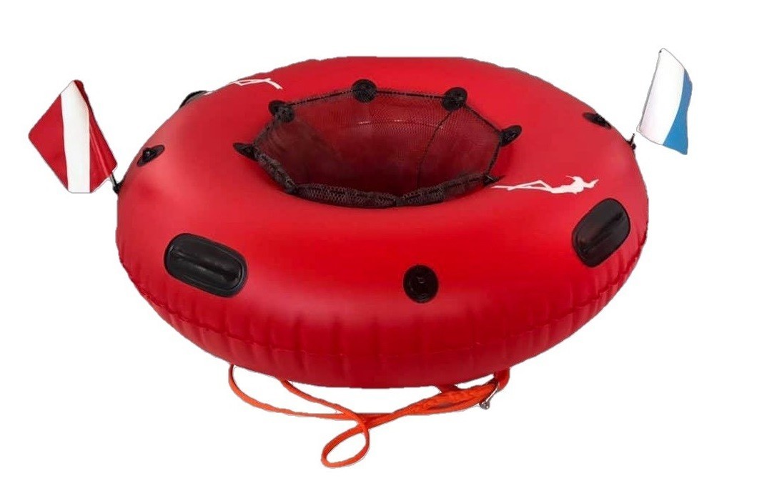 Round Buoy With Net in Malta - Dive Shop